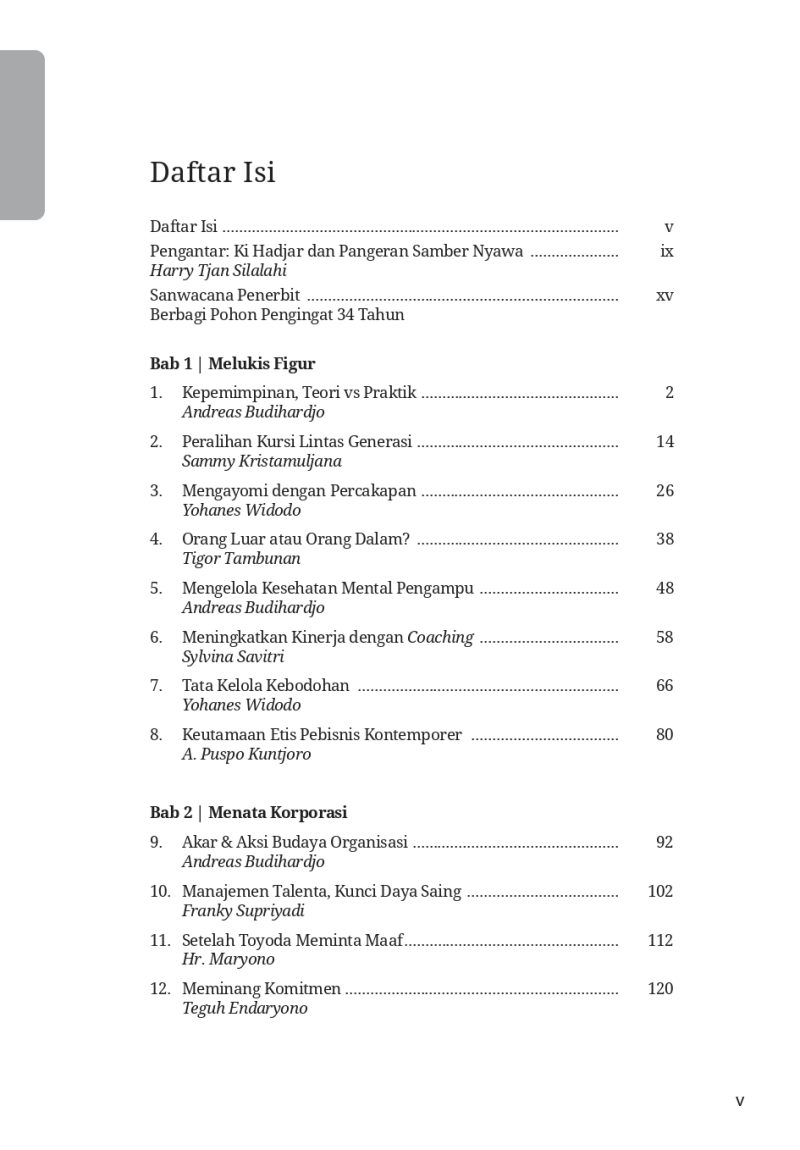 34 Inspirasi Kepemimpinan Kontemporer – Prasetiya Mulya Publishing