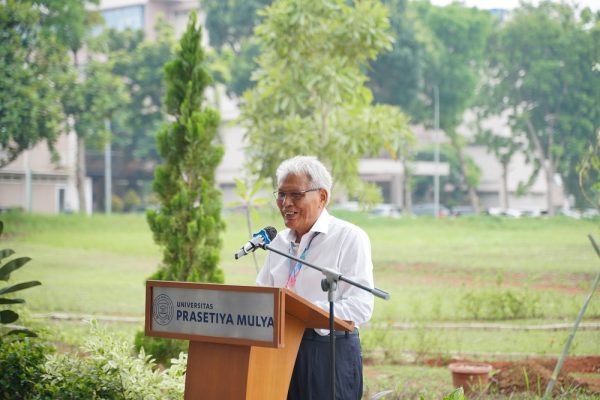 Tree planting by creating a pocket forest on the Prasmul BSD campus ...