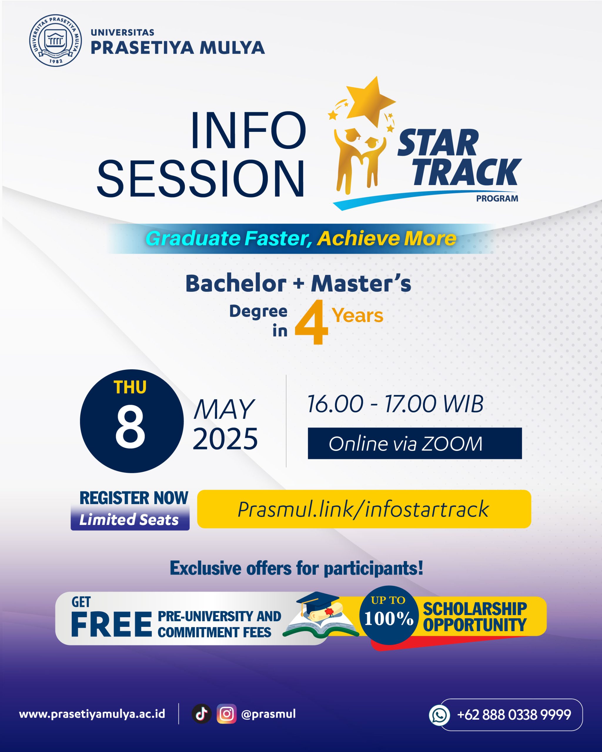 Info Session Star Track - Universitas Prasetiya Mulya